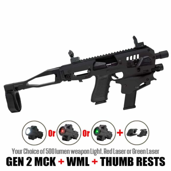 MCK GEN2 | Micro Conversion Kit + Flashlight + Thumb Rests - CAA Gear ...